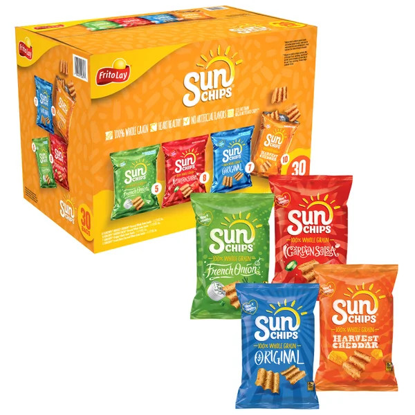 Frito Lay Sunchips Variety Pack 30 ct | La Comprita