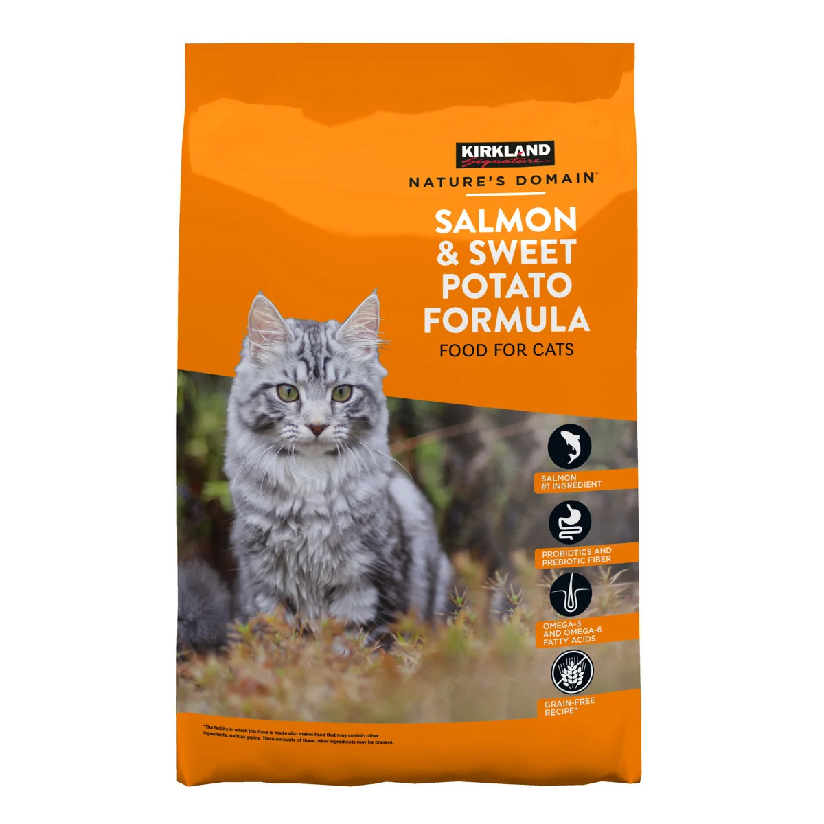 Kirkland Signature Nature’s Domain Salmon & Sweet Potato Cat Food 18 ...